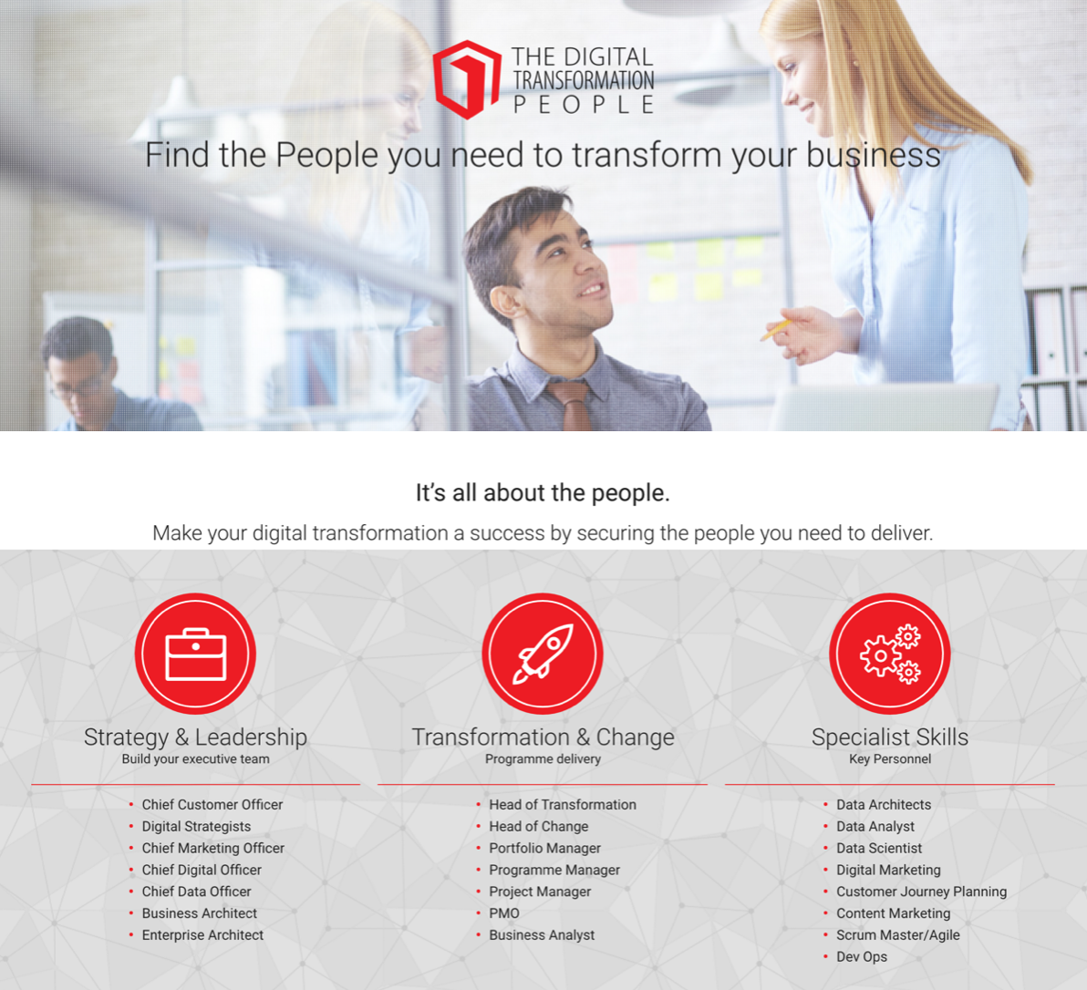 You'll need the right people to make your digital transformation a ...